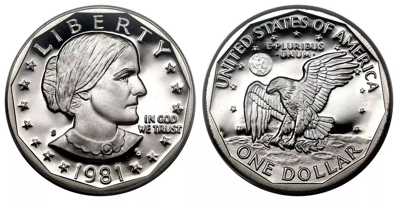 1981 Susan B. Anthony Coin