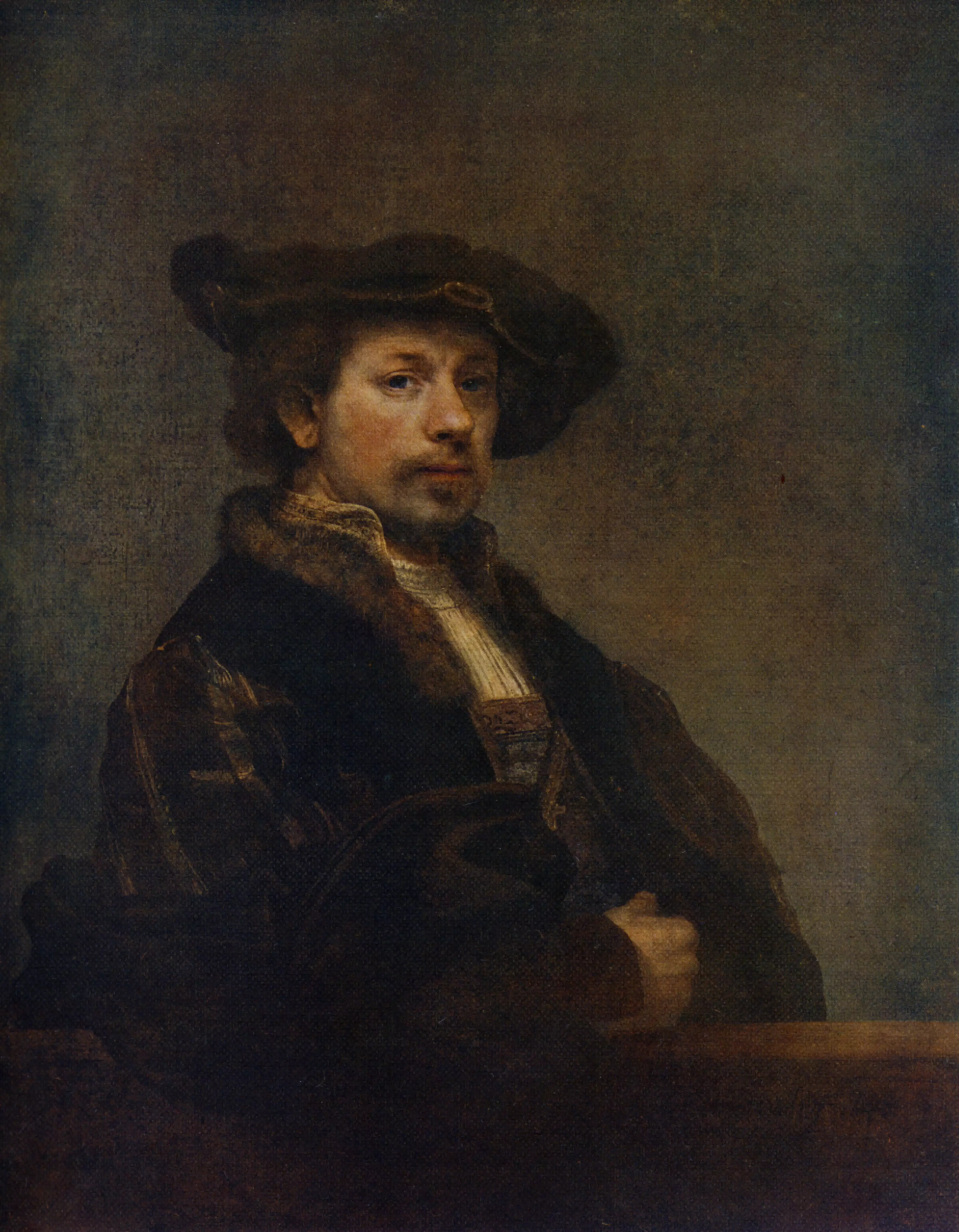 Rembrandt 34 yaşında avtoportreti