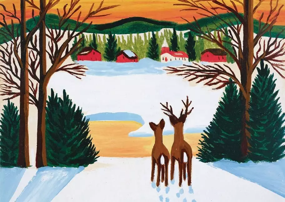 Vivo kaj Verko de Maud Lewis, kanada popolartisto 26034_3