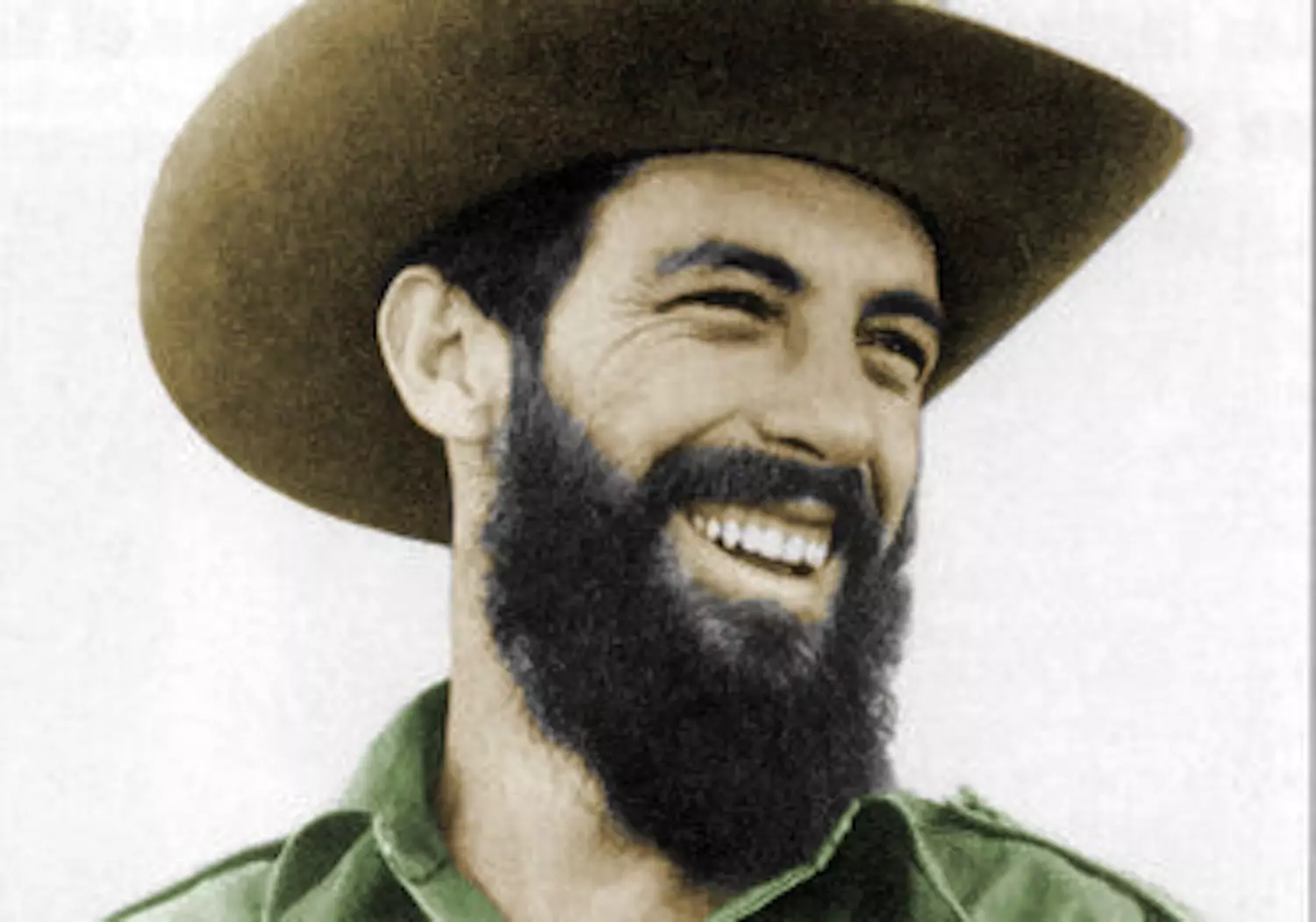 Camilo Cienfuegos'un renkli fotoğrafı.