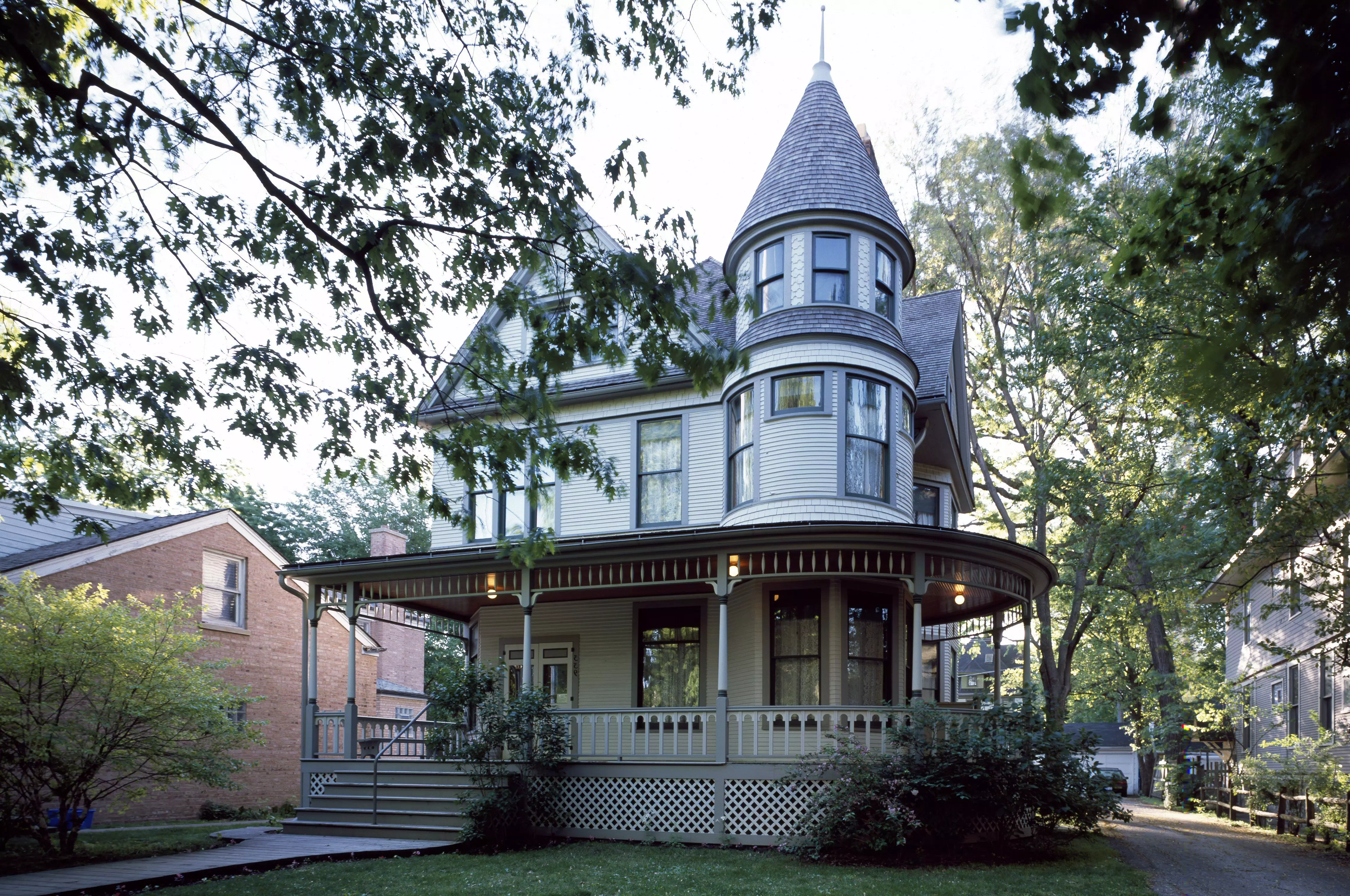 Das viktorianische Haus im Queen-Anne-Stil wurde 1890 erbaut