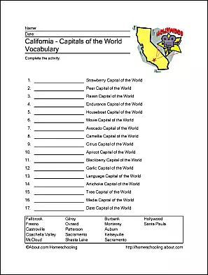 Zosindikiza za California State, Kuphatikiza Ma Crosswords ndi Kusaka kwa Mawu 26654_2