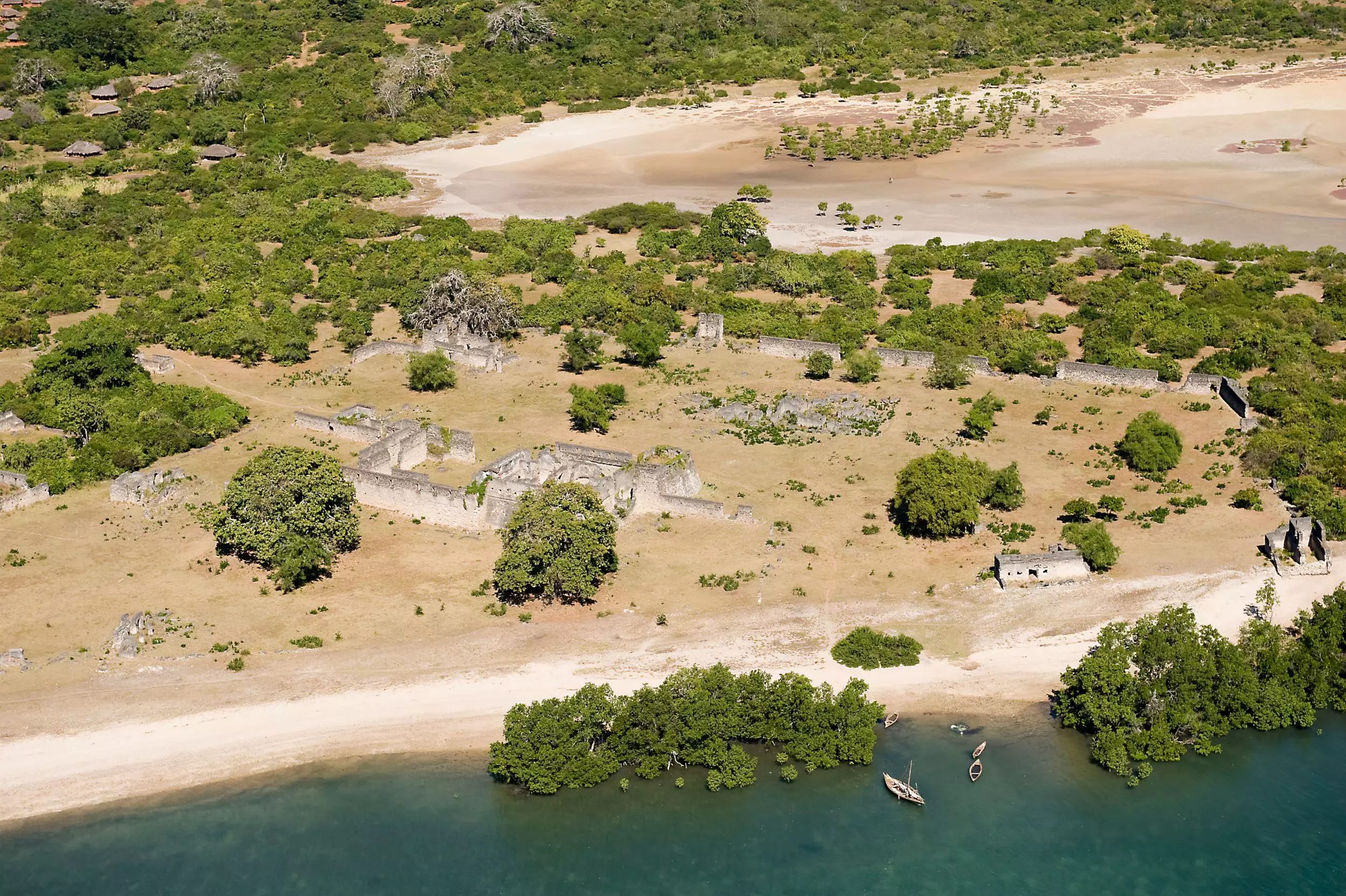 Kilwa Kisiwani, Aerial View