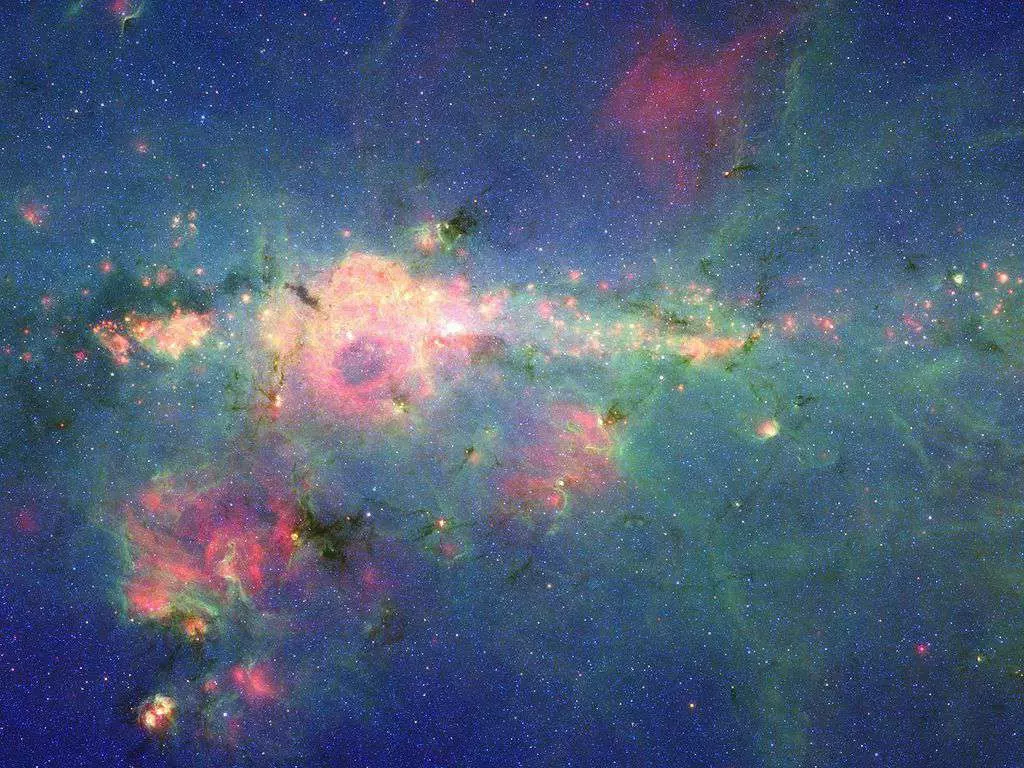stelle massicce nella nebulosa della peonia