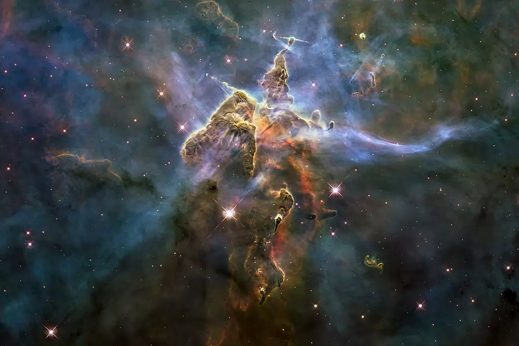 Tendrombohitra Mystic ao amin'ny Carina Nebula