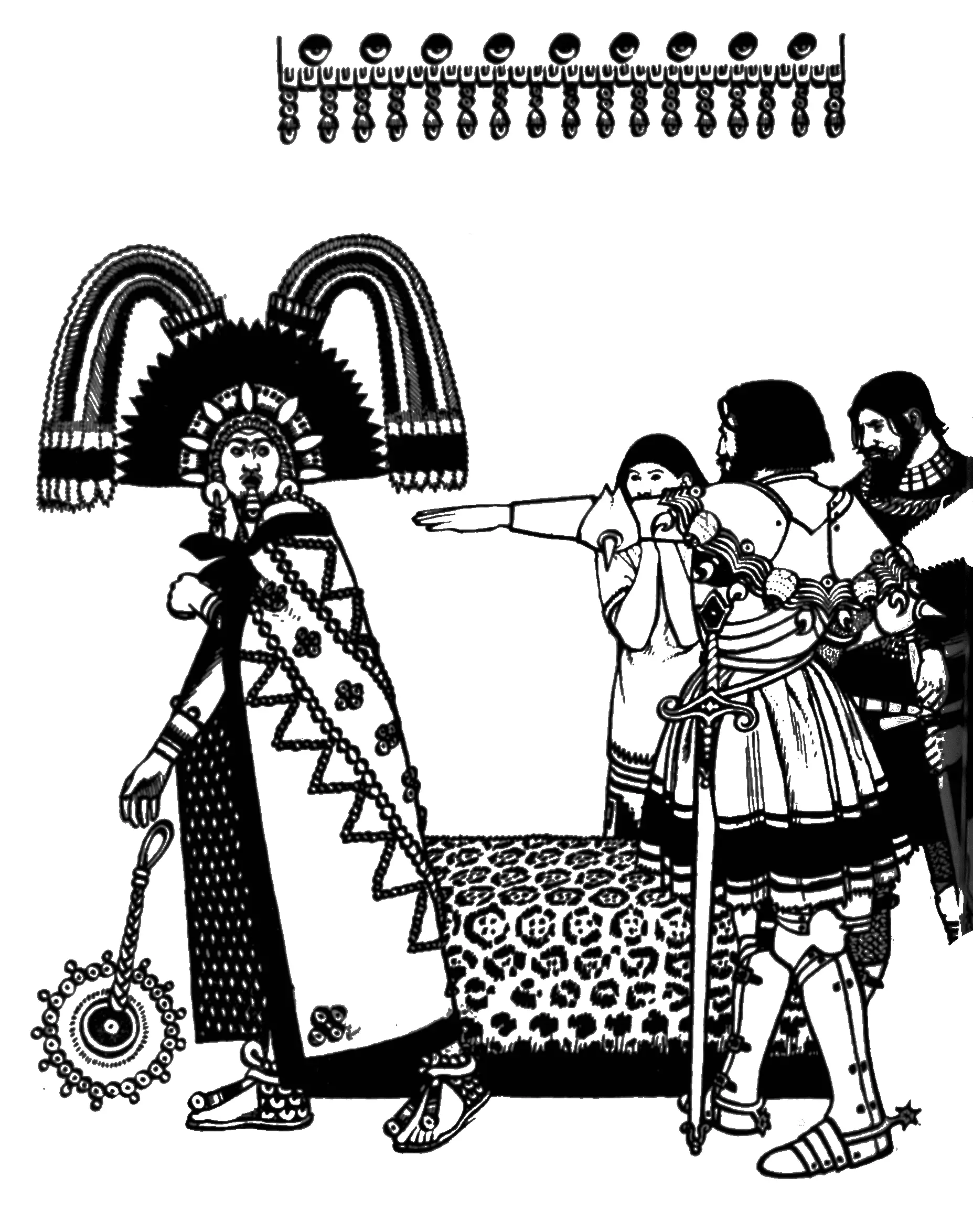 Arrestaasje fan de keizer Montezuma