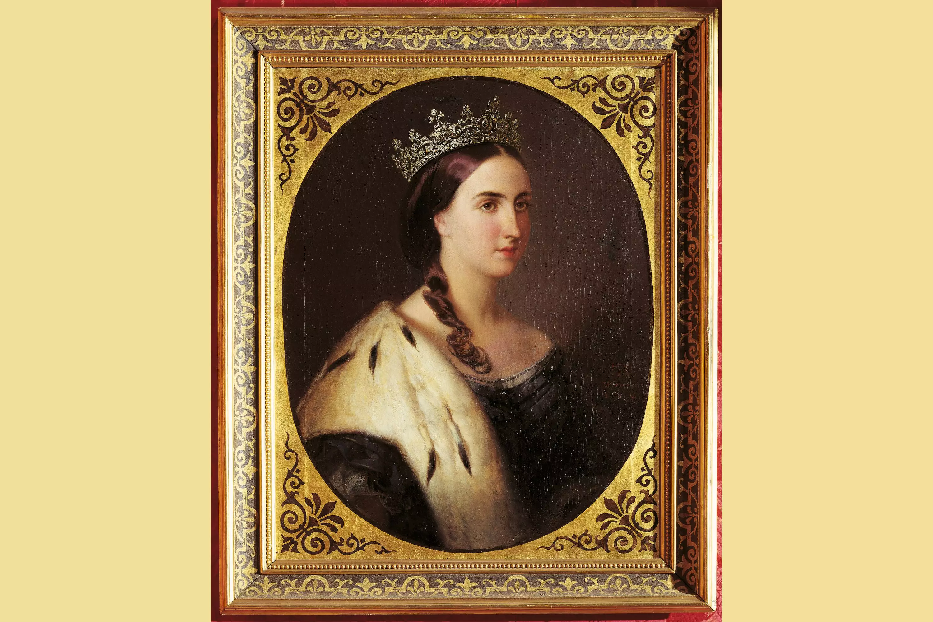 Empress Carlota weMexico, naHeinrich Eduard, 1863