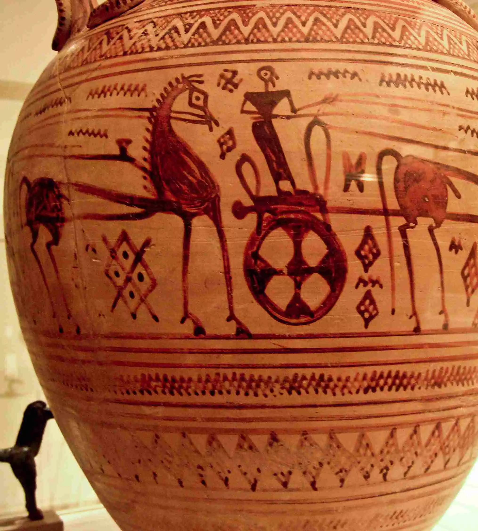 Грчки, доцниот 8 век п.н.е., Метрополитен музеј на уметноста