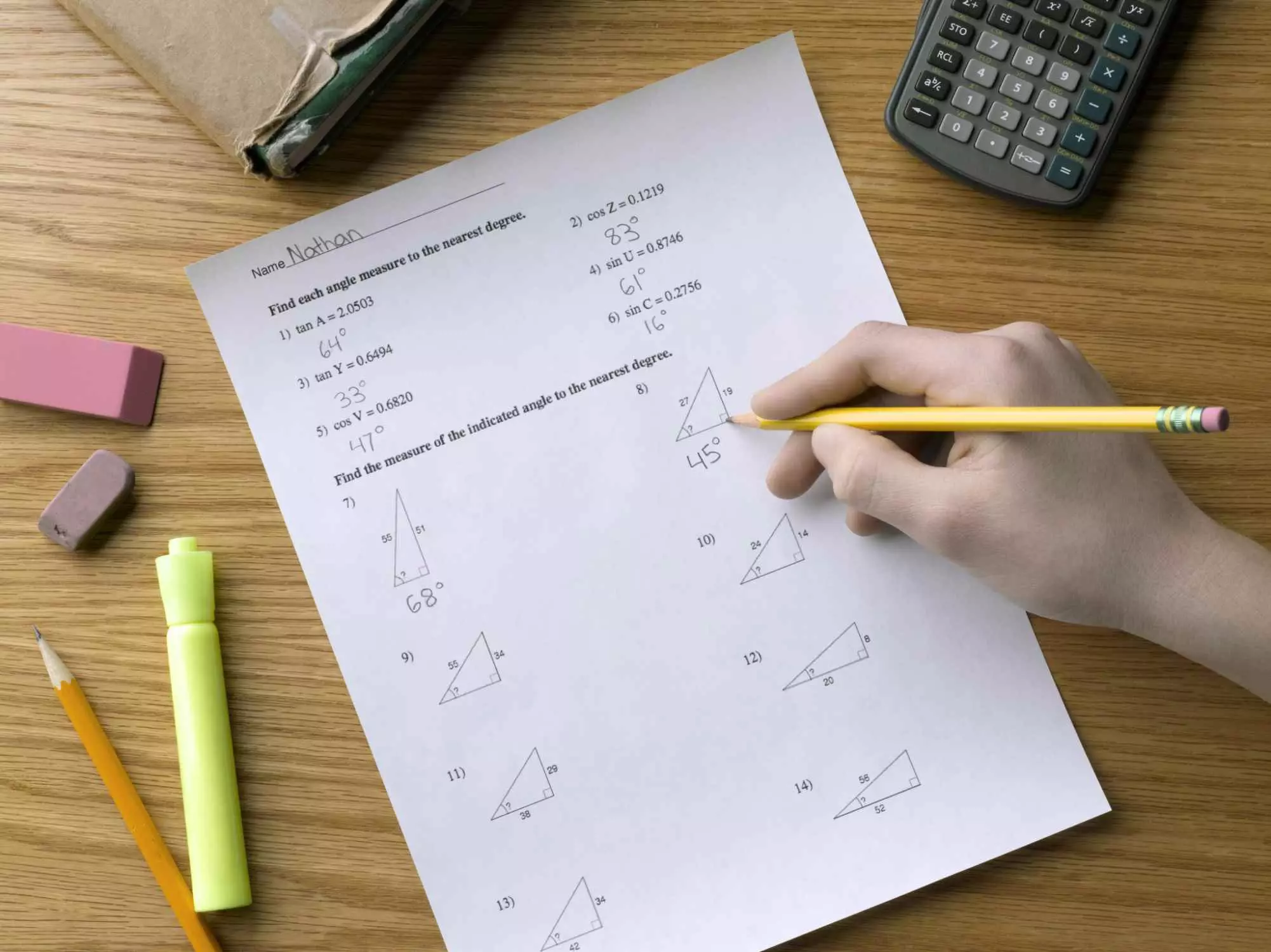 Deproksima foto de matematika laborfolio.