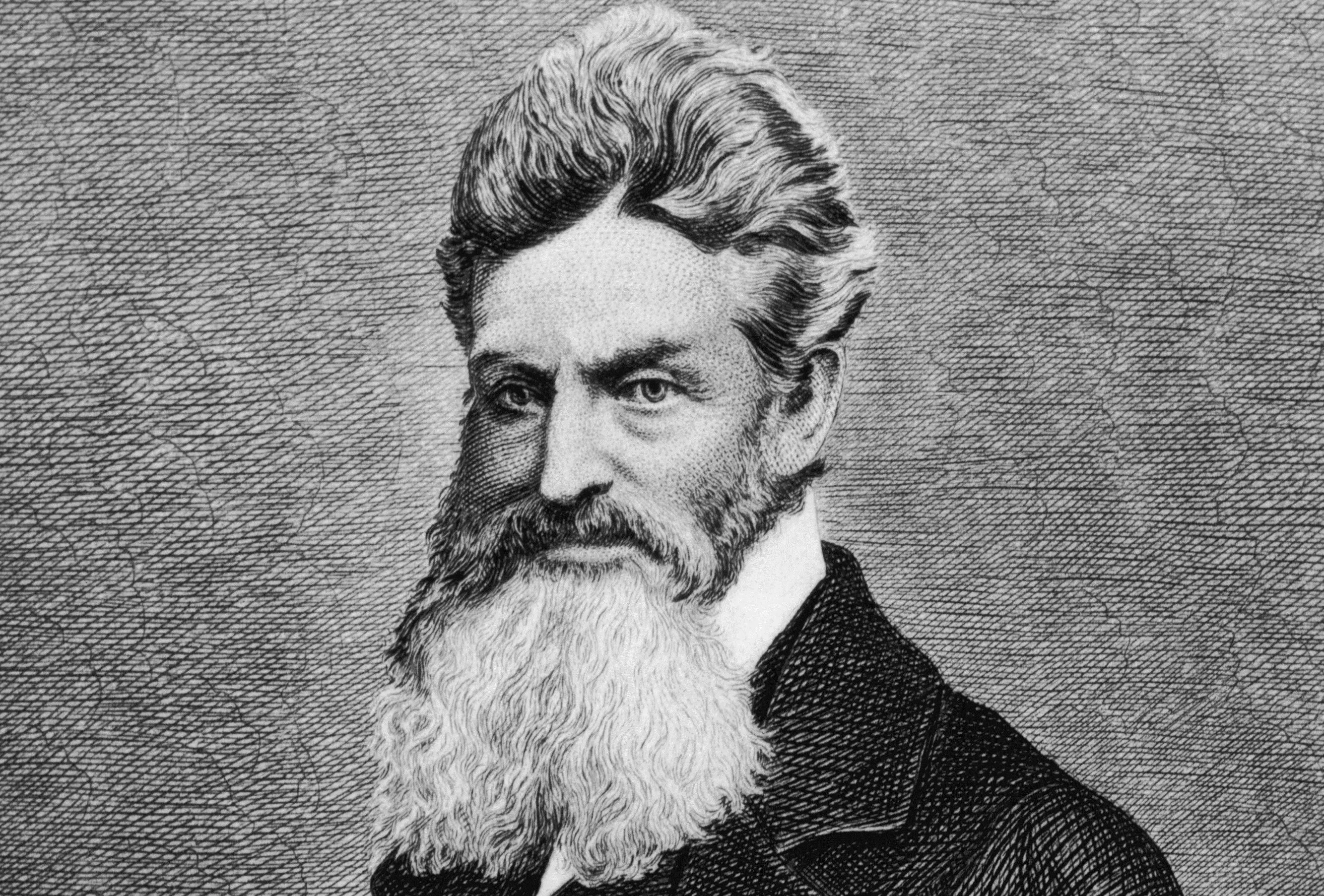 Portret i gdhendur i fanatikut të abolicionit John Brown