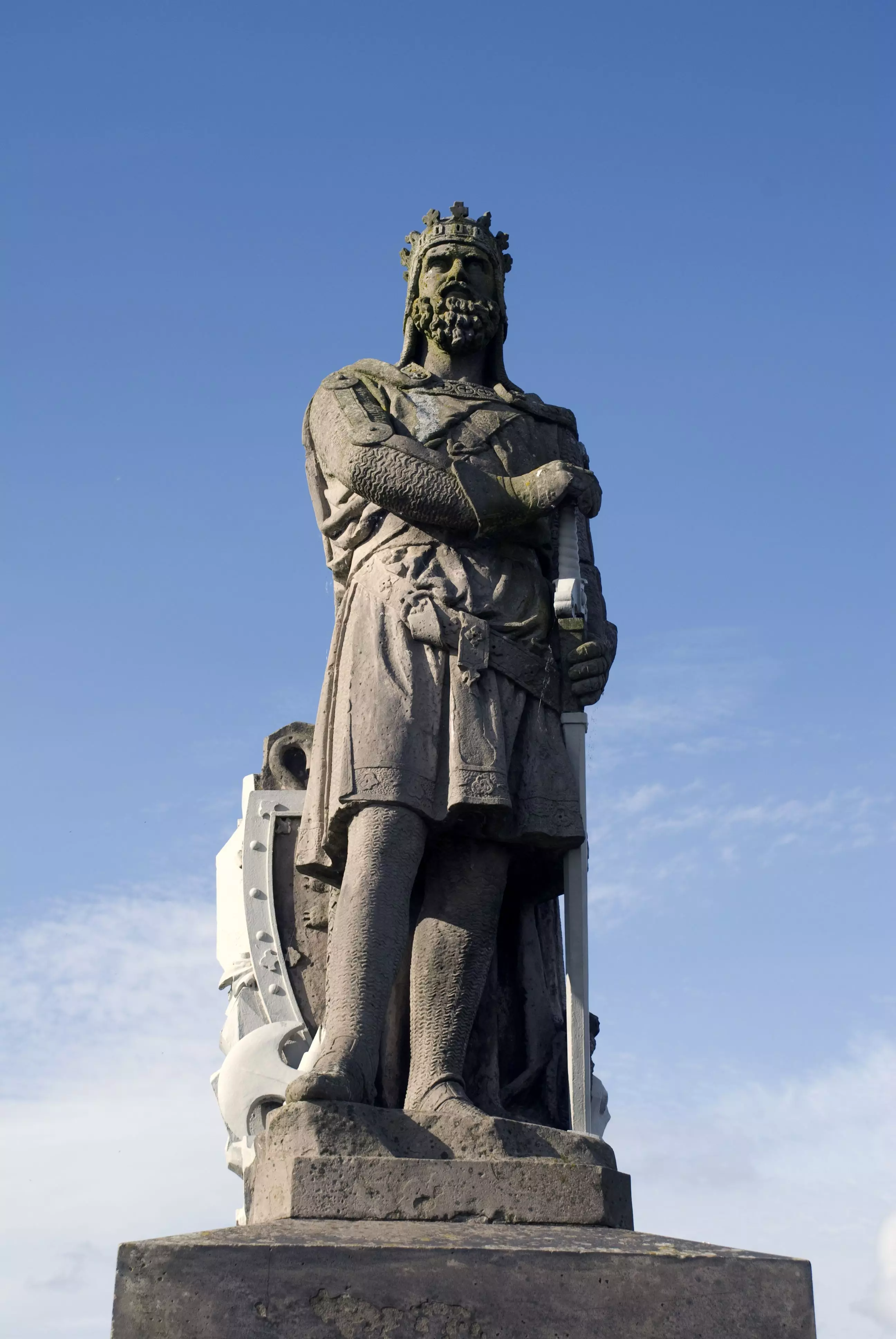 Statue Wiliam Wallace, Stirling Castle, Stirling, Scotland