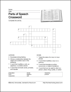 Bagian tina Biantara Crossword Puzzle