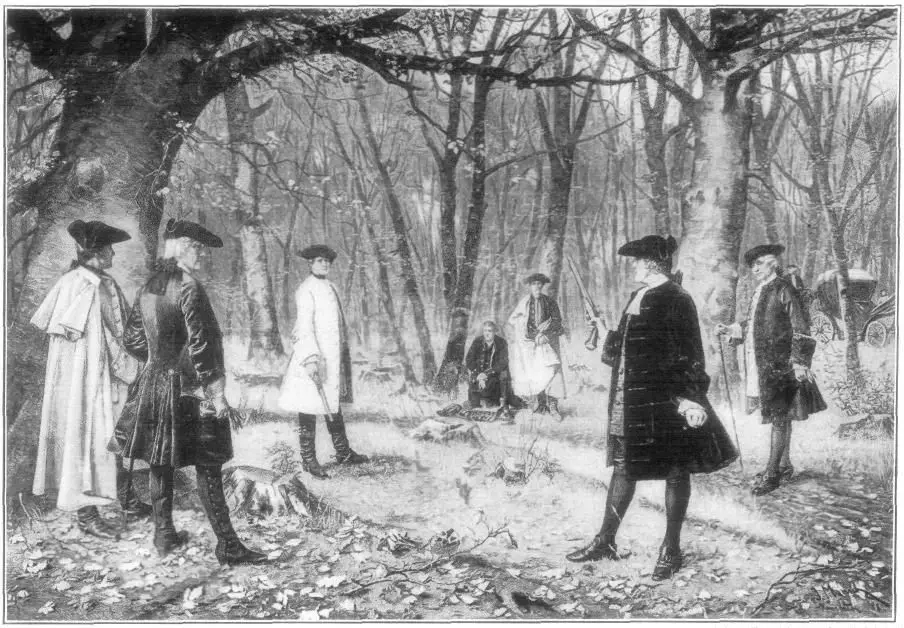 Duell zwischen Aaron Burr und Alexander Hamilton