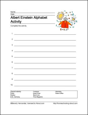 阿尔伯特爱因斯坦单词搜索、填字游戏等 32250_5