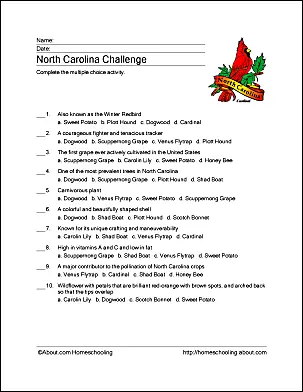 North Carolina Wordsearch, Crossword Puzzle, thiab ntau dua 32301_4