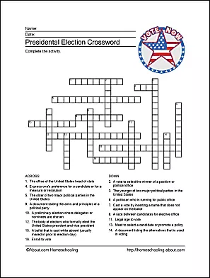 ការបោះឆ្នោតប្រធានាធិបតី Wordsearch, Crossword និងច្រើនទៀត 32514_3