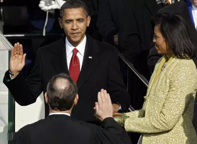 President Barack Obama och First Lady Michelle Obama