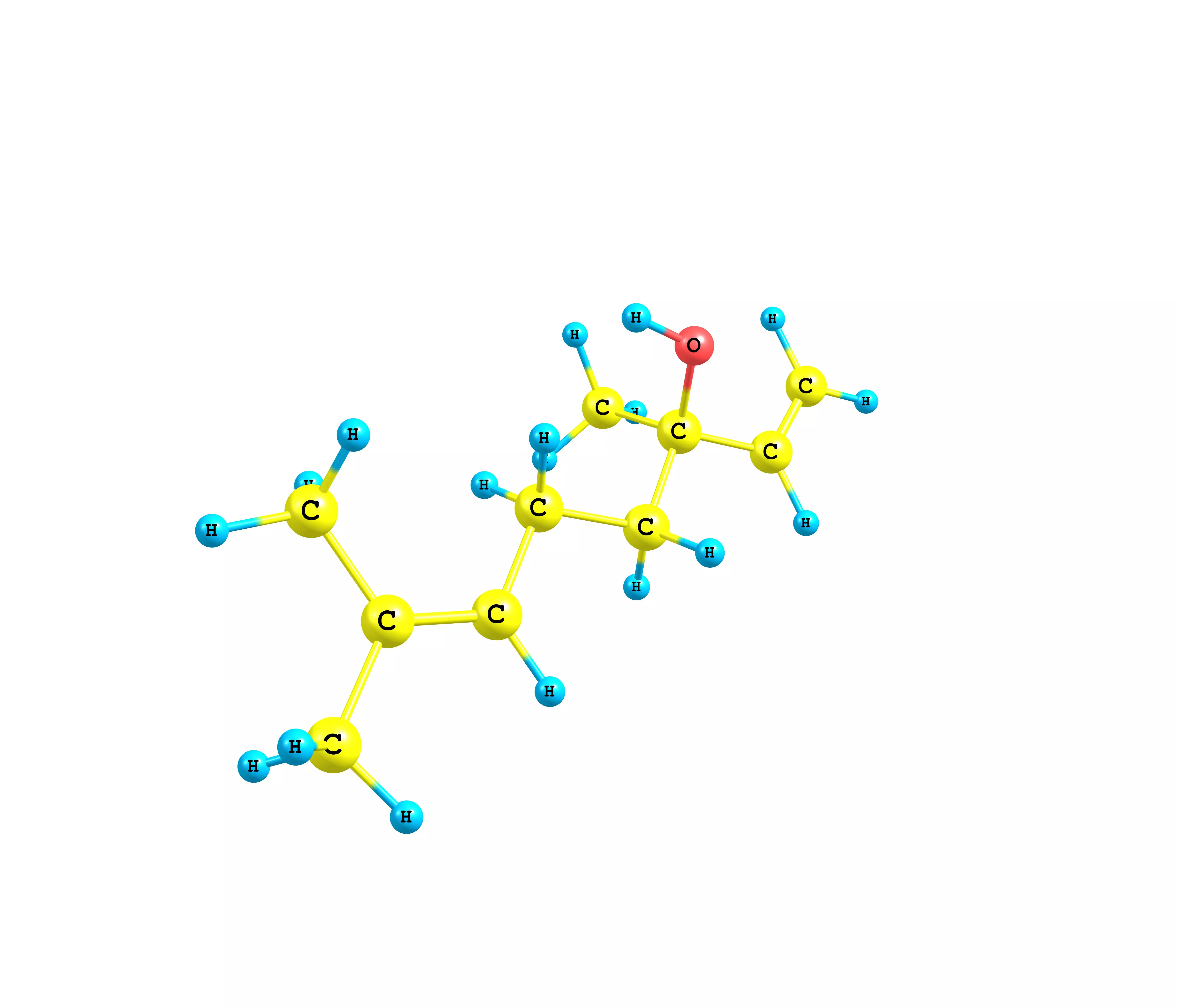 Linalool usain bereizgarria eta xaboi zapore duen molekula bat da.