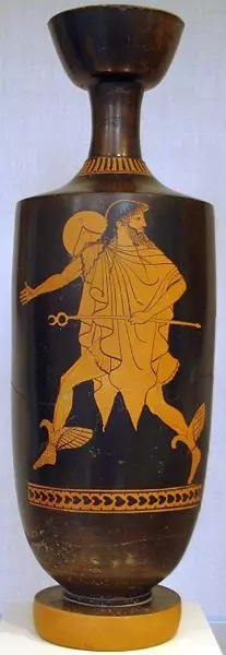 Lekythos o Hermes
