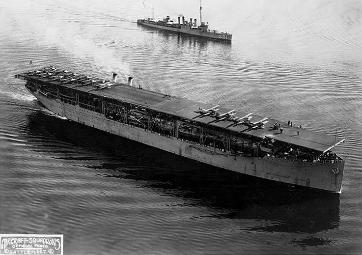 USS Langley - Den amerikanske marinens første hangarskip
