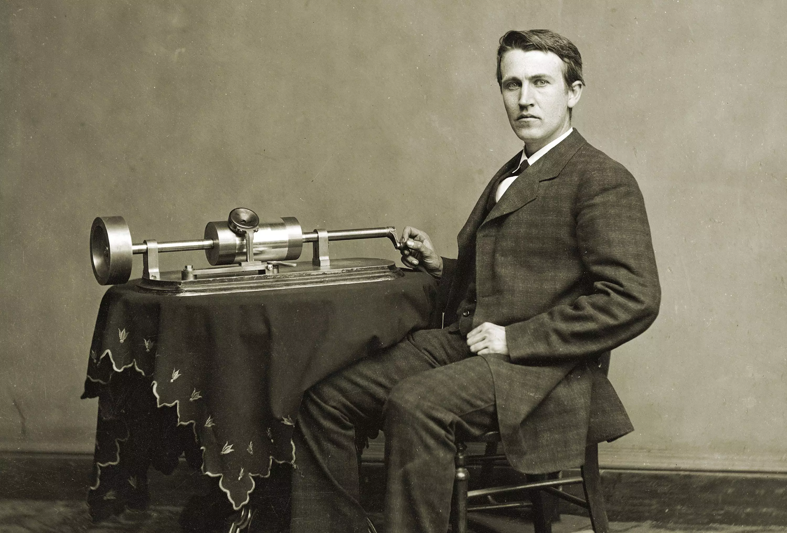 Изобретението на Едисон на фонографа