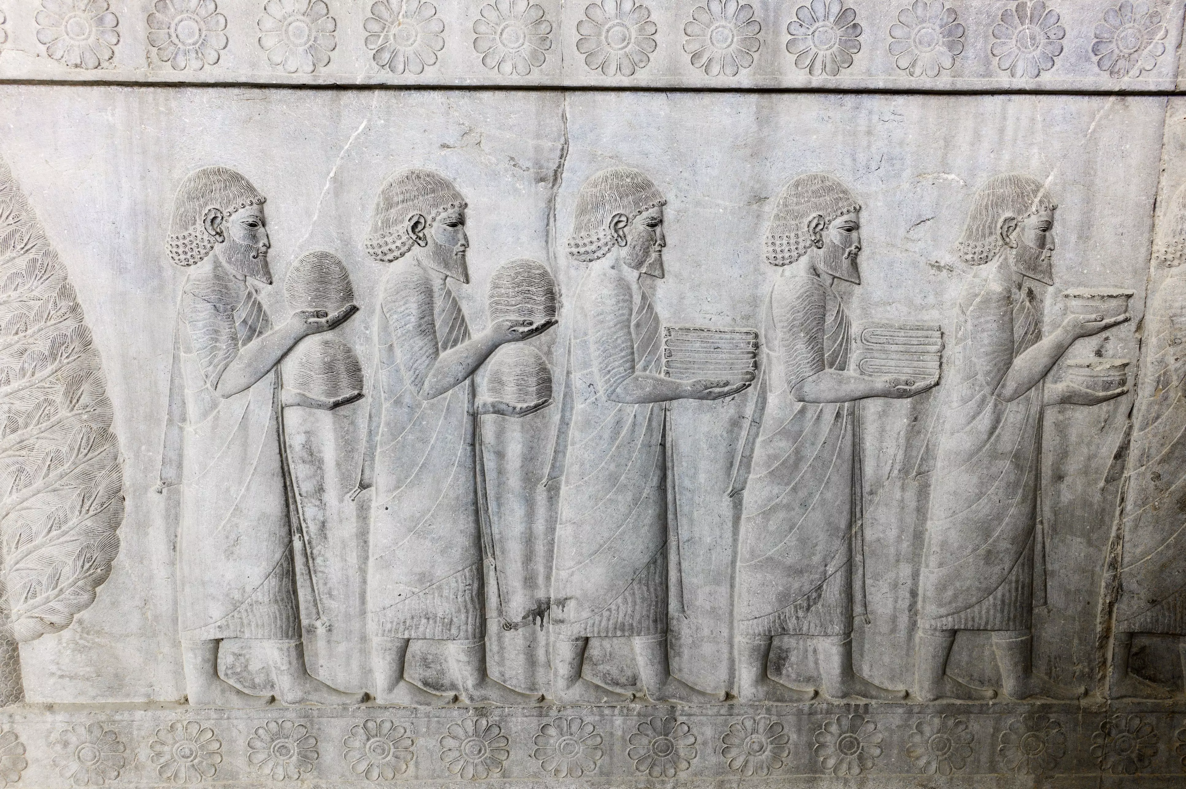 Basrelief i Persepolis, Iran