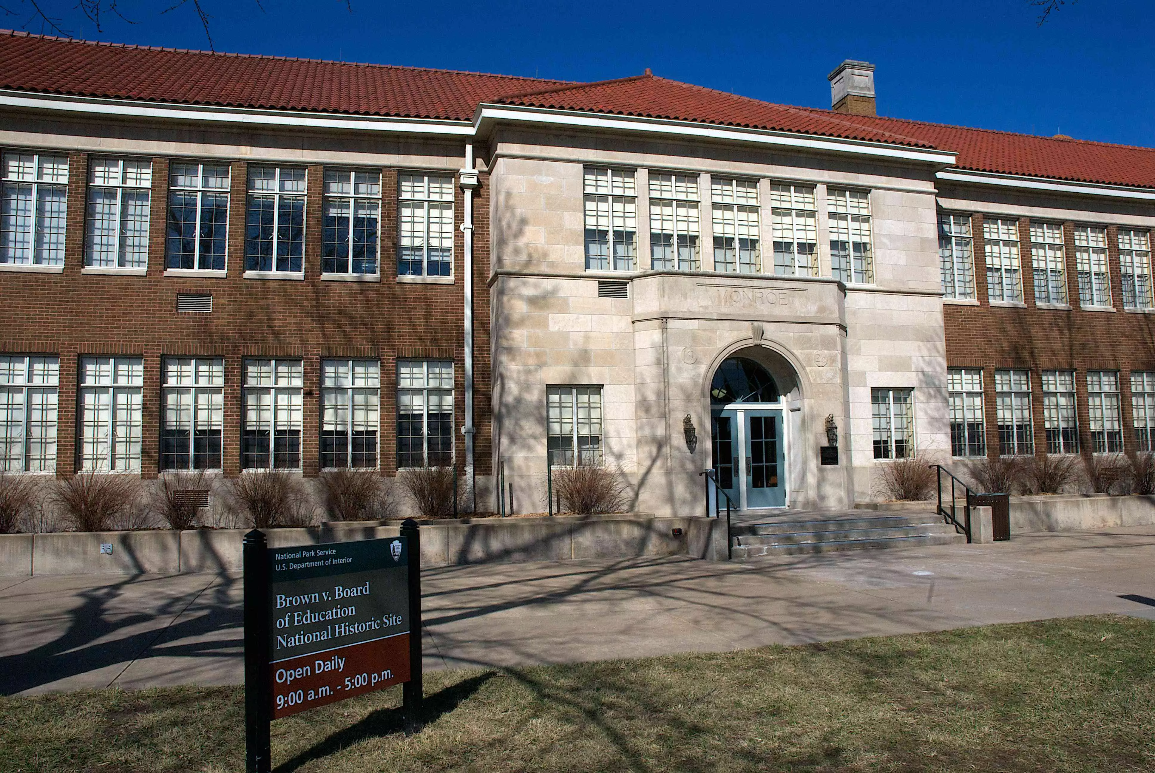 Monroe School, et nasjonalt historisk sted for Brown v. Board of Education