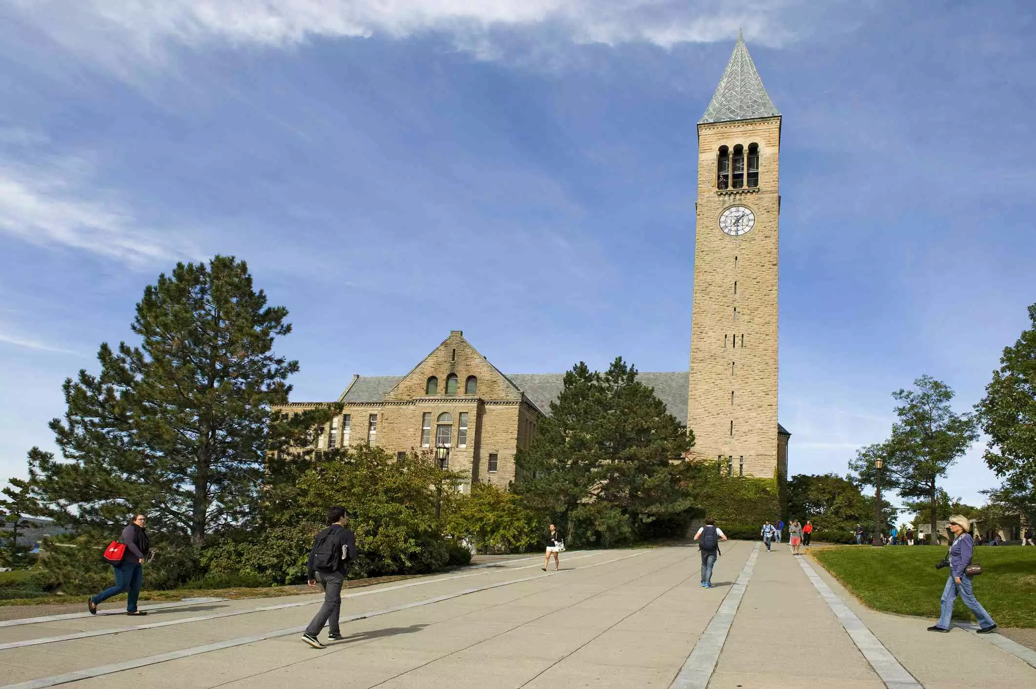 McGraw Tower sareng Chimes, kampus Universitas Cornell, Ithaca, New York