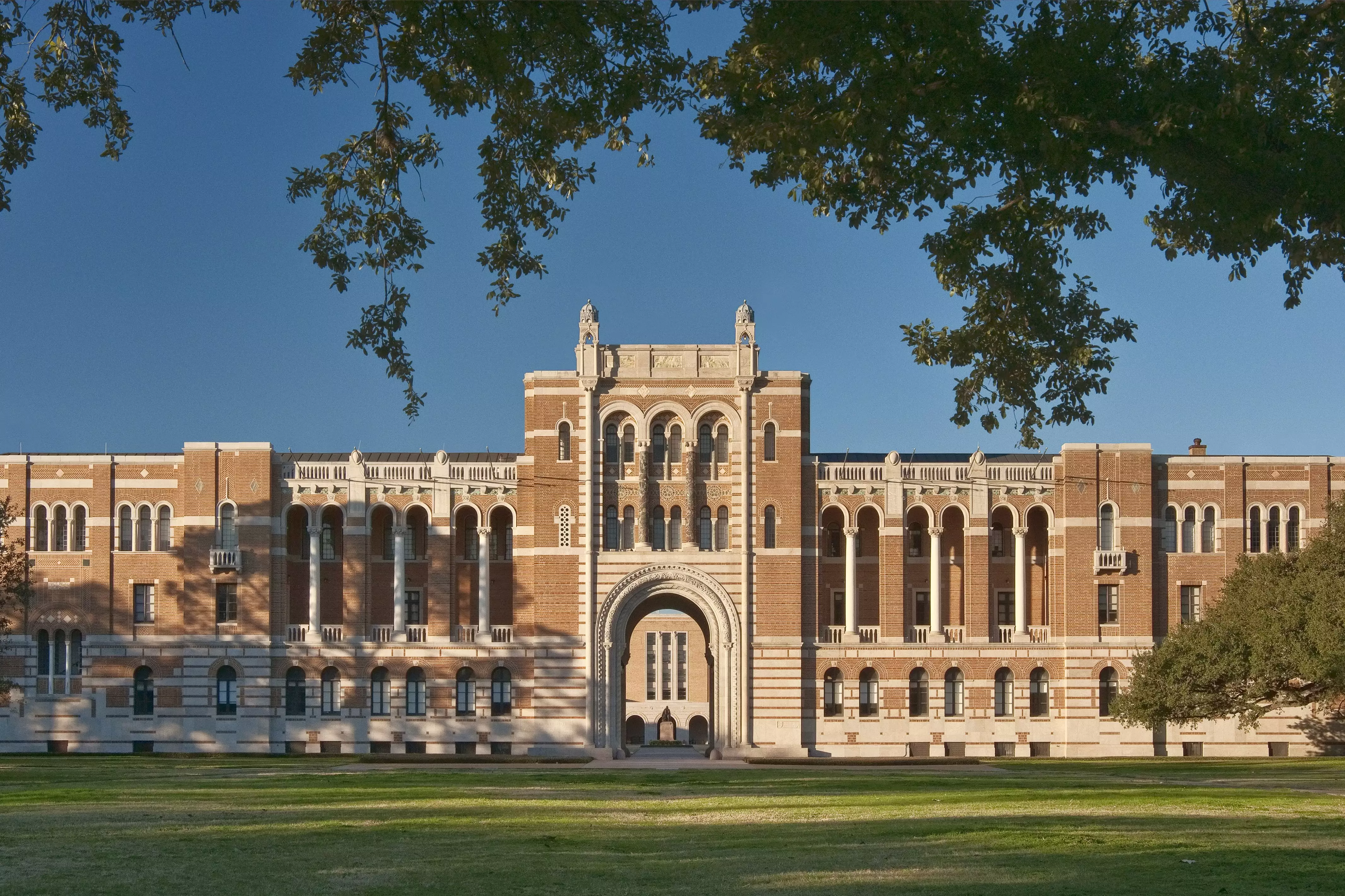 Lovett Hall a Rice Egyetemen, Houston, Texas, USA