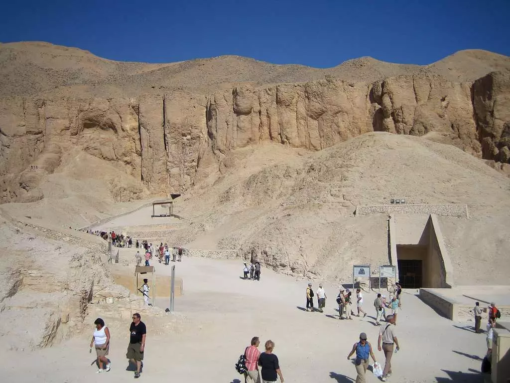 Tombe de Toutankhamon dans la Vallée des Rois, Louxor, Cisjordanie, Egypte, mai 2005