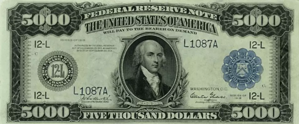 $5.000 Bill