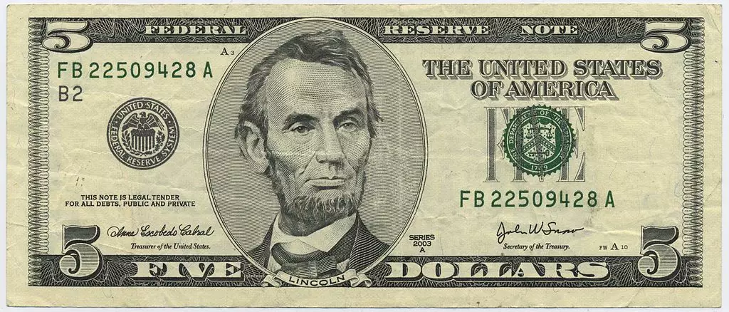 $5 Bill