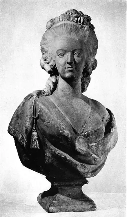 Marie Antoinette rintakuva, 1700-luku