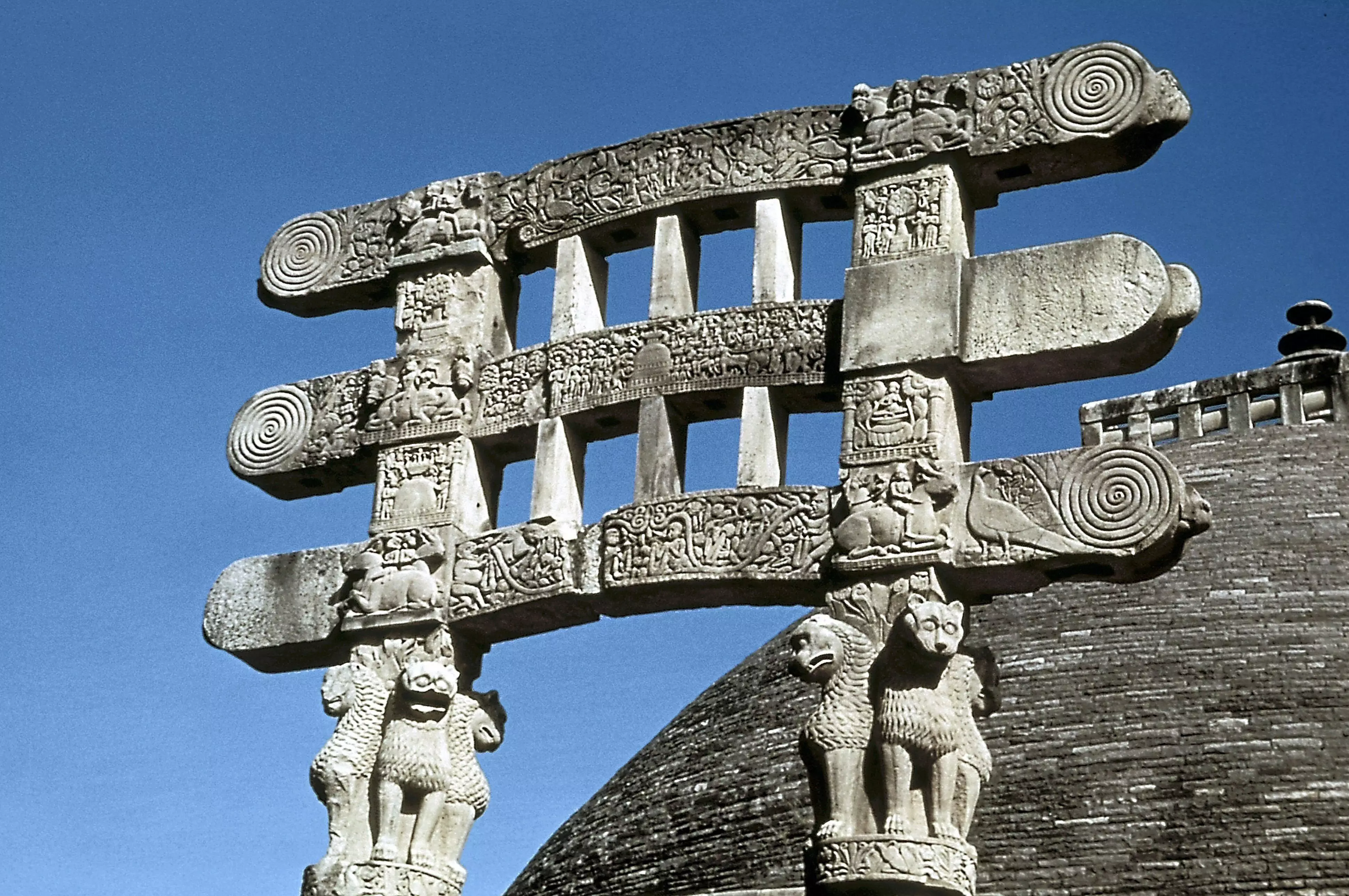 大佛塔，印度桑奇，公元前 75-50 年