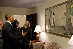 Norman Rockwell - Vuto lomwe Tonse Timakhala Nalo, 1963 - ku Obama White House, 2011