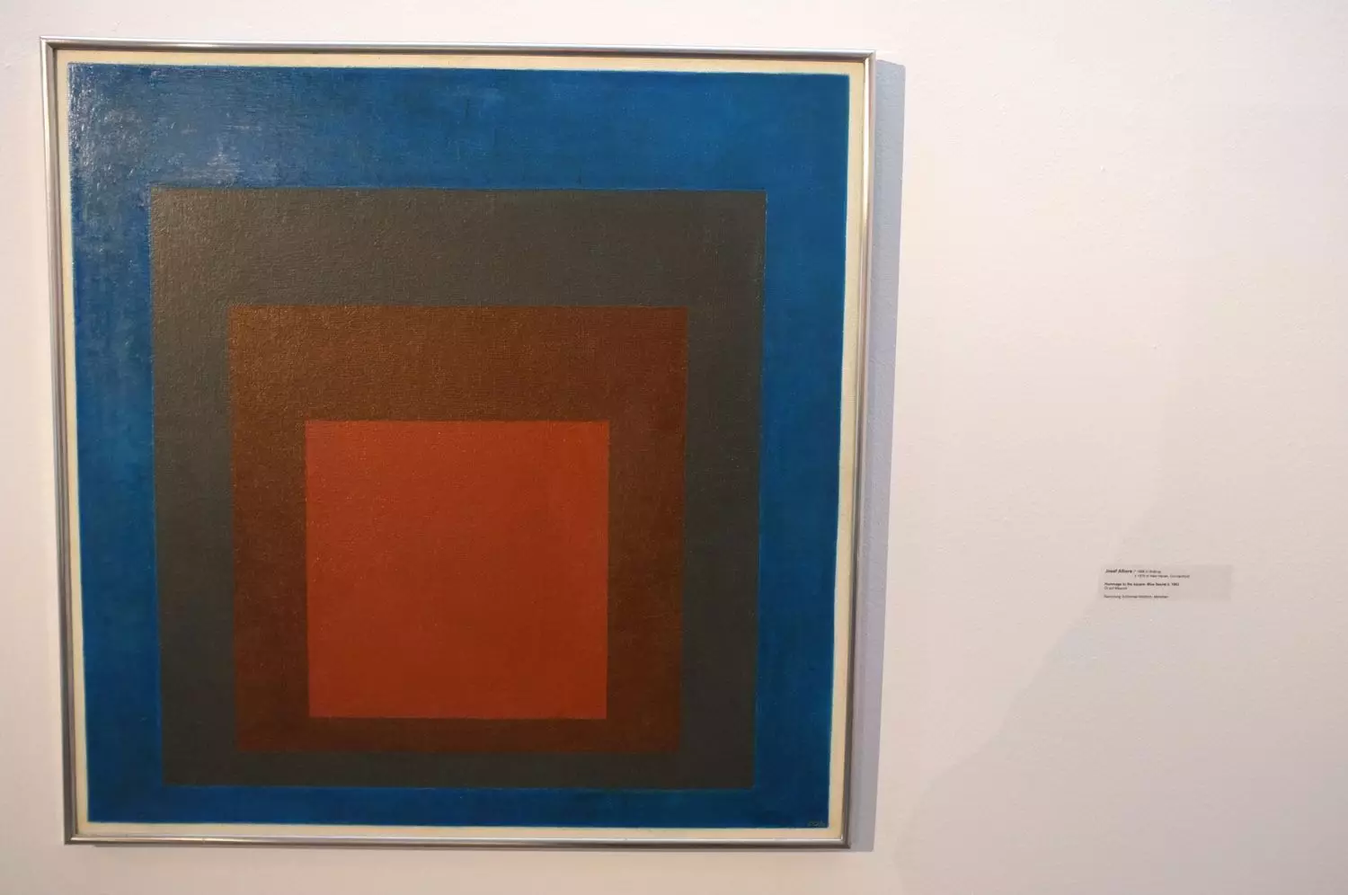 josef albers modra skrivnost ii