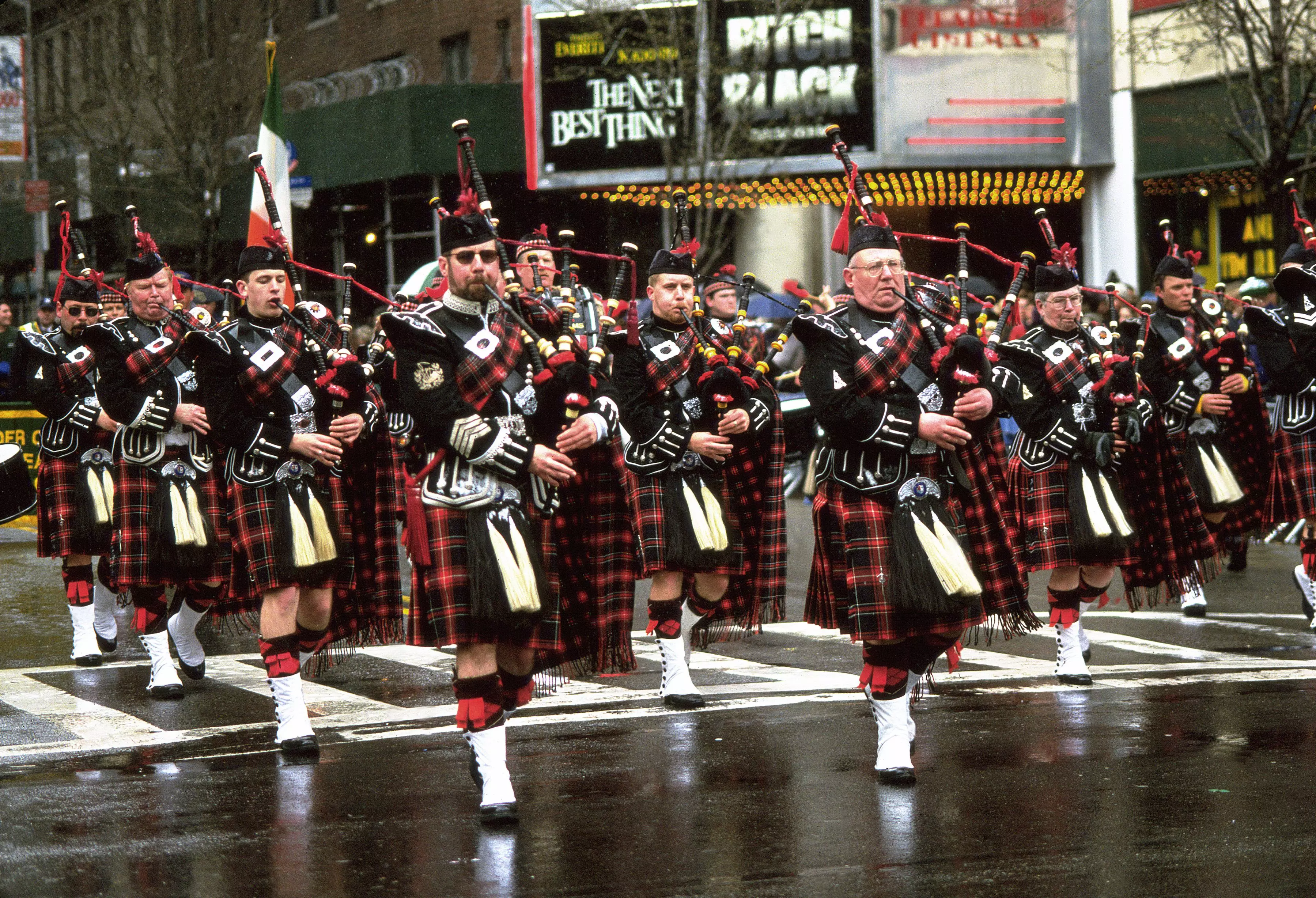 Parade fir St Patrick Dag, NY