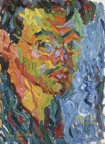 Karl Schmidt-Rottluff, Autoportret, 1906.