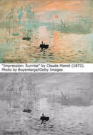 Famaj pentraĵoj Impression Sunleviĝo de Monet 1872