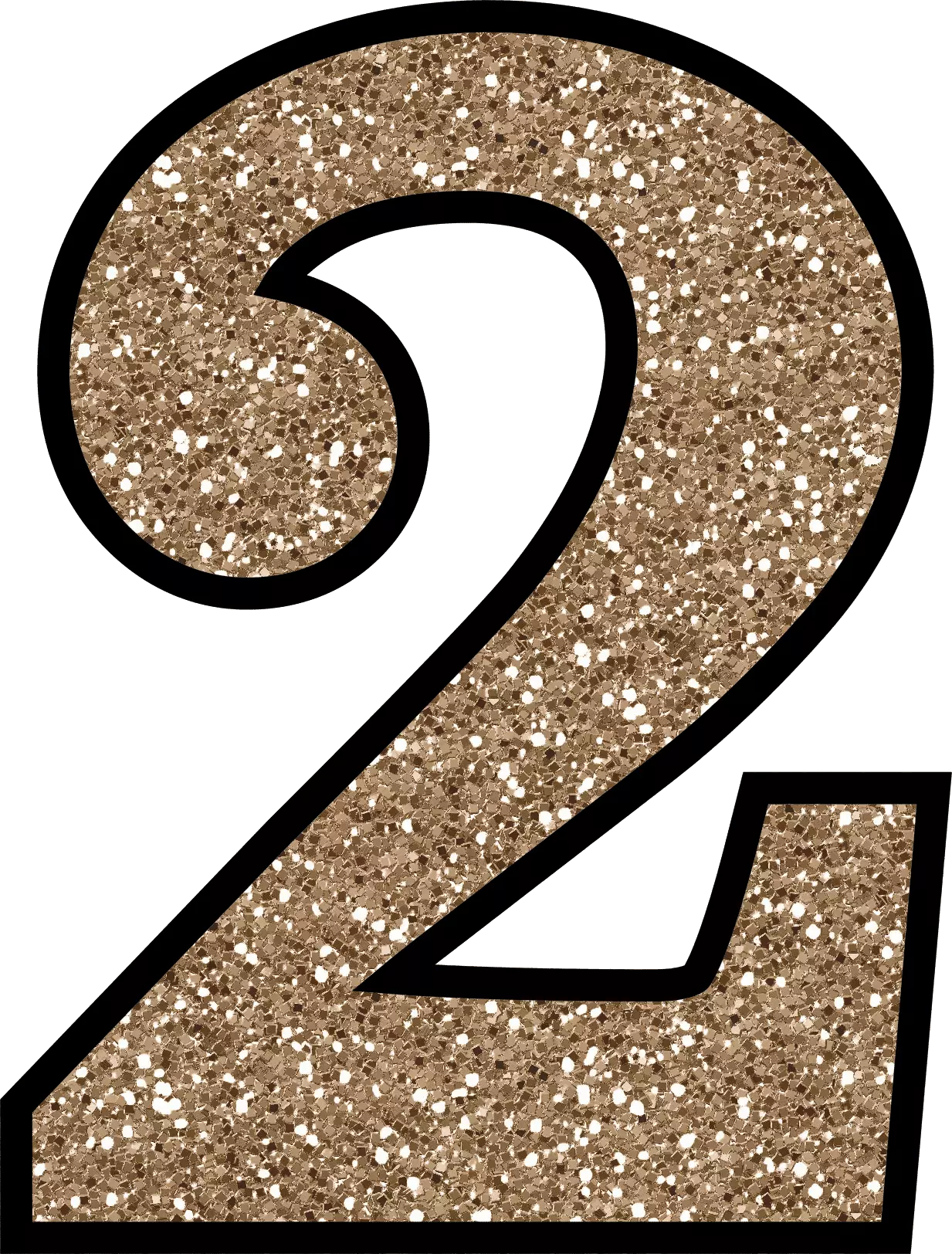2 Αριθμοί Glitter 0 - 9 Δωρεάν Εκτυπώσιμοι Αριθμοί
