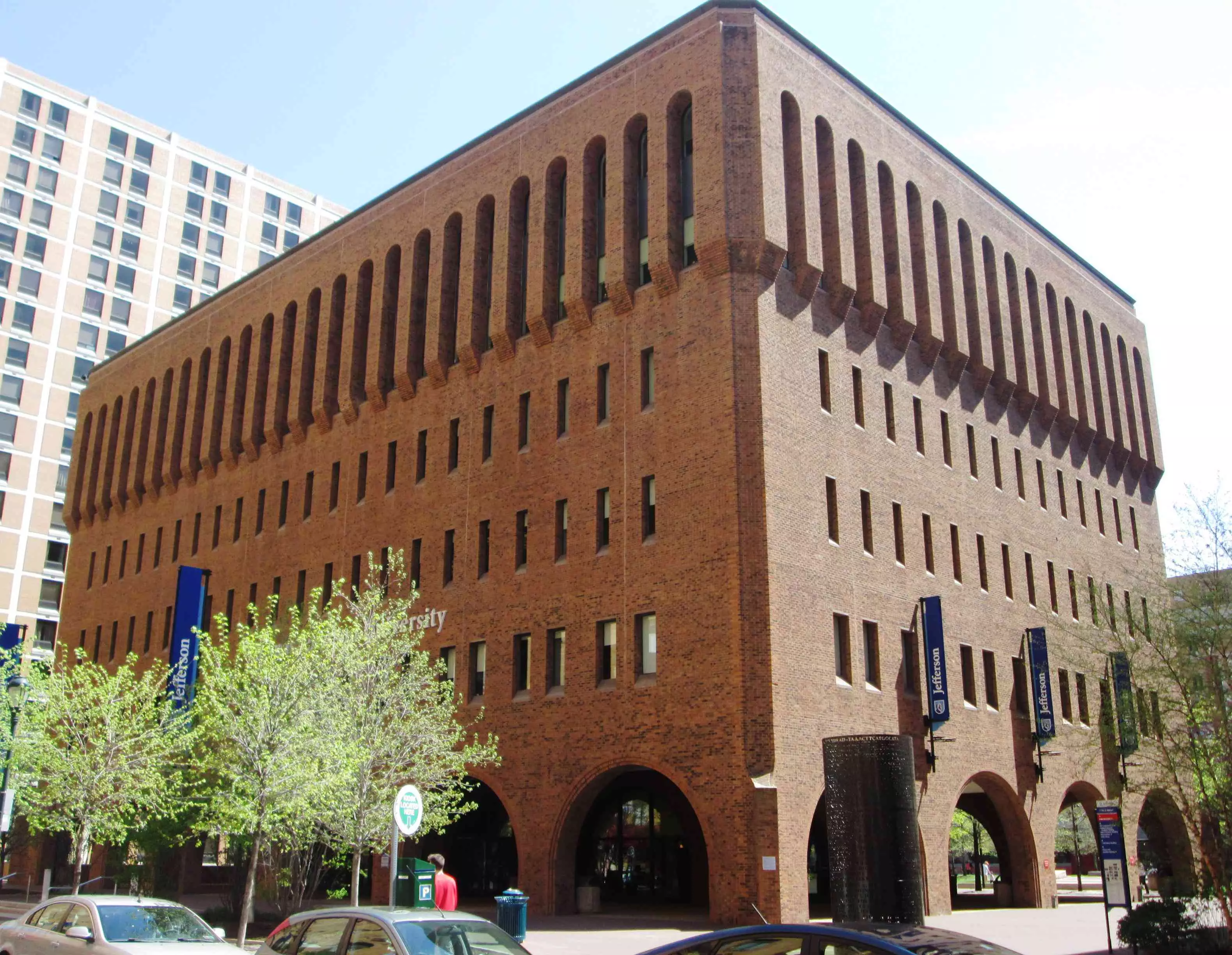 Scott Memorial Library al campus de Centre City de la Universitat Thomas Jefferson