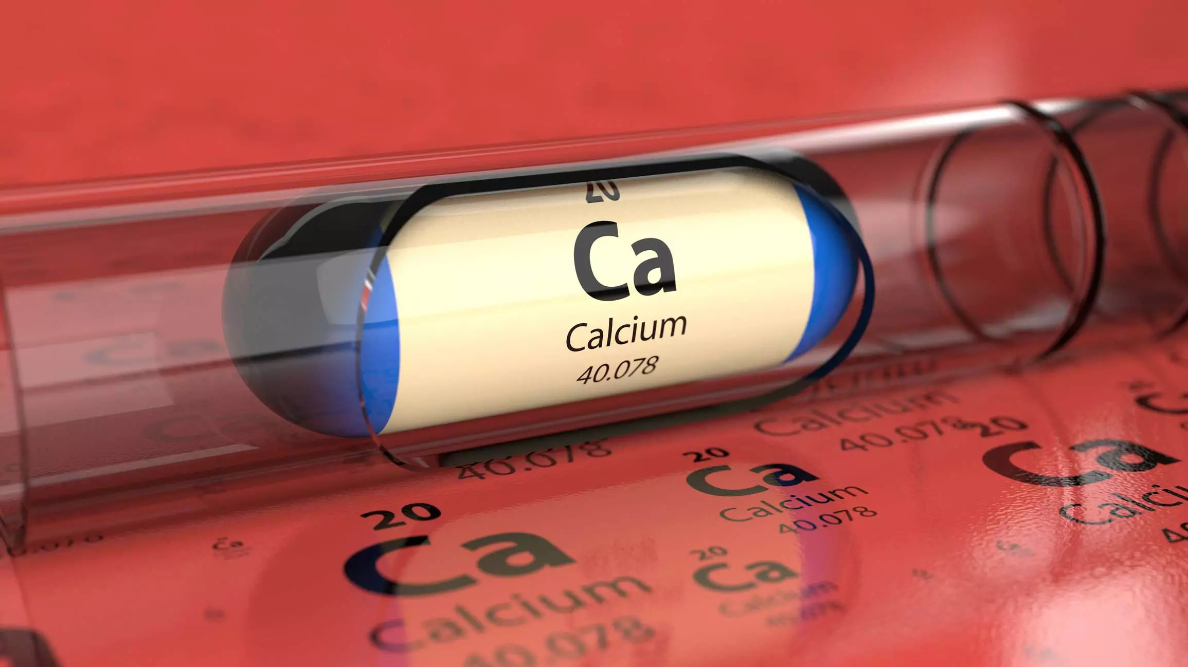 Capsule tare da Calcium Ca