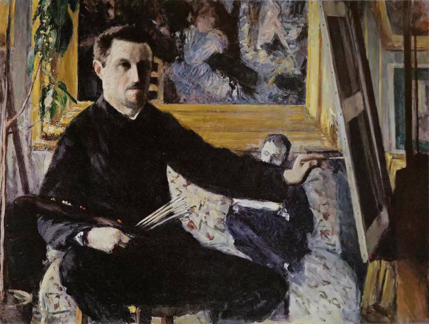 gustave caillebotte öz portreti