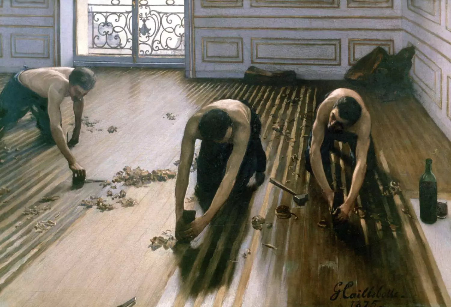 gustave caillebotte de vloerschrapers