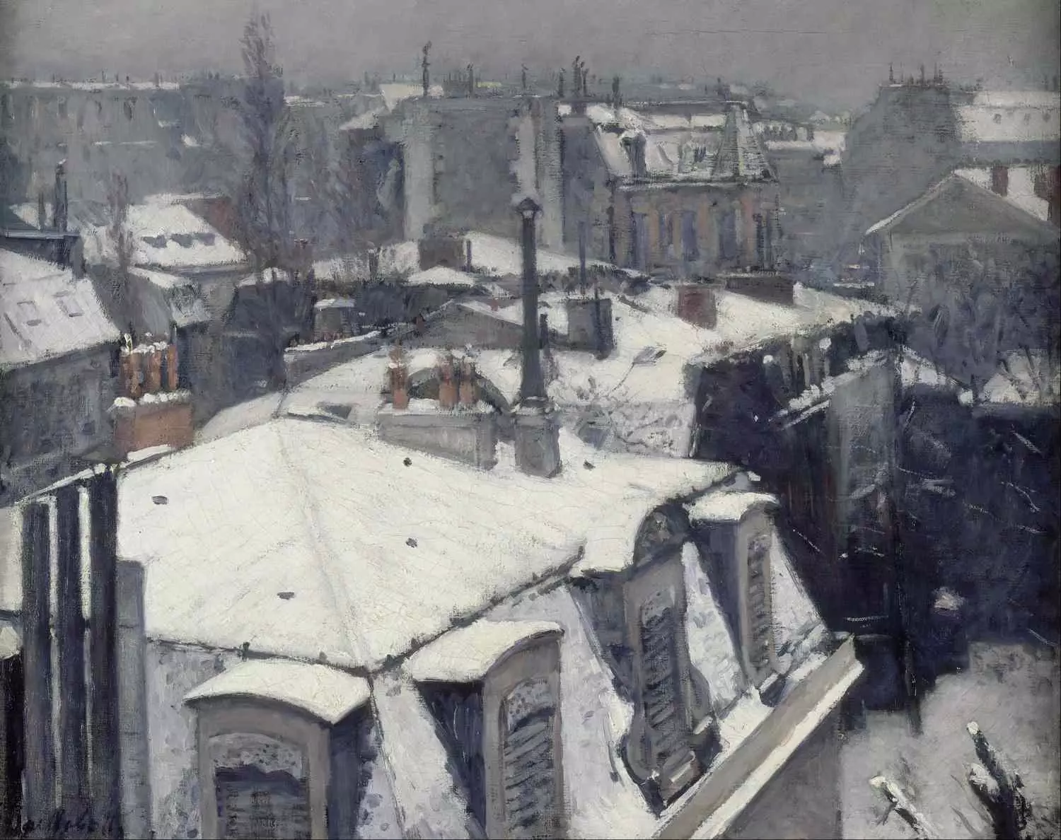 Gustave Caillebotte hóhatás