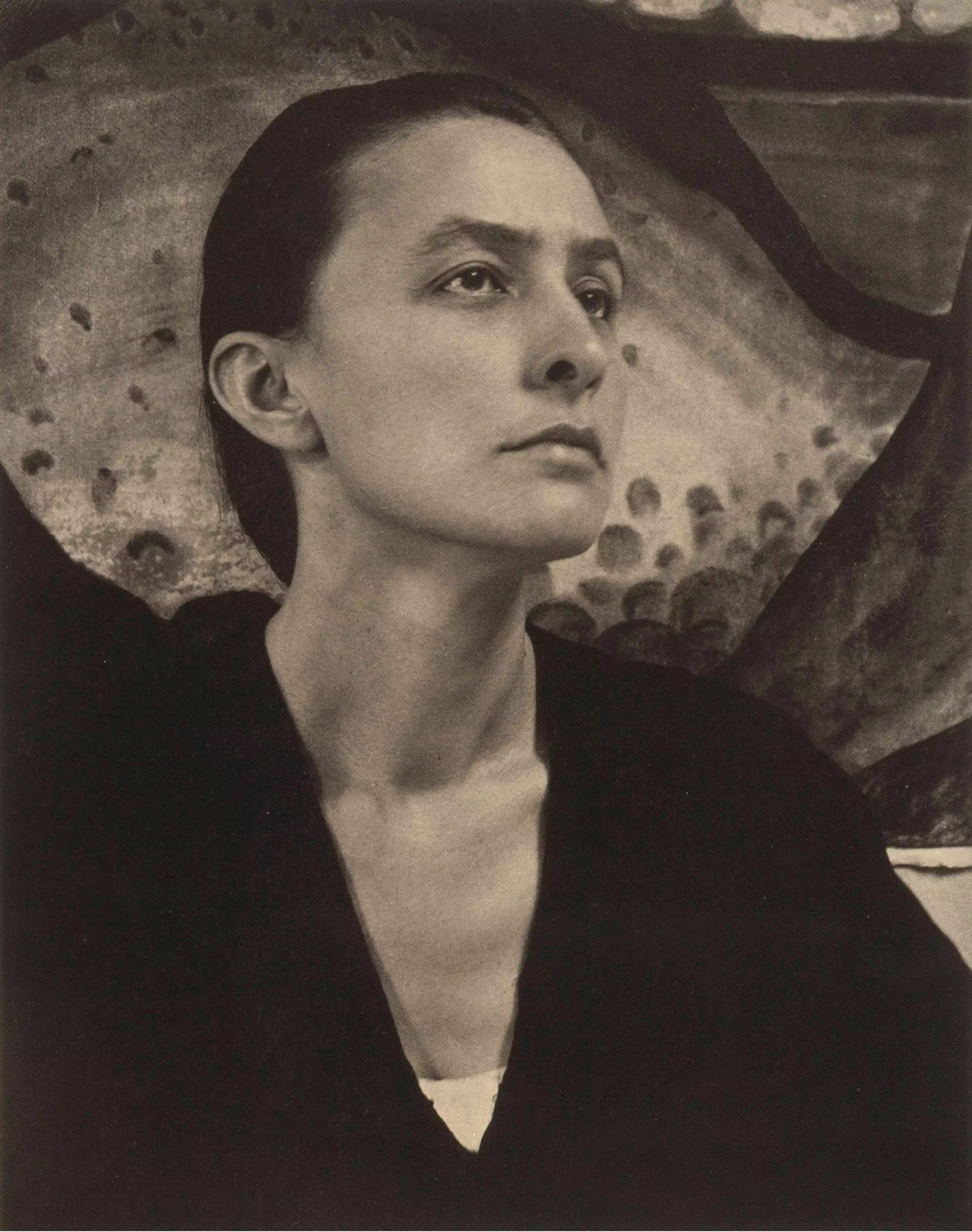 Portráid de Georgia Okeeffe (1887-1986) ,