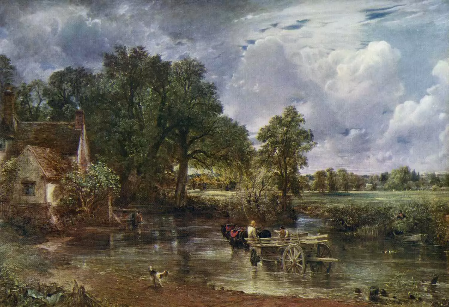 John Constable el carro de heno