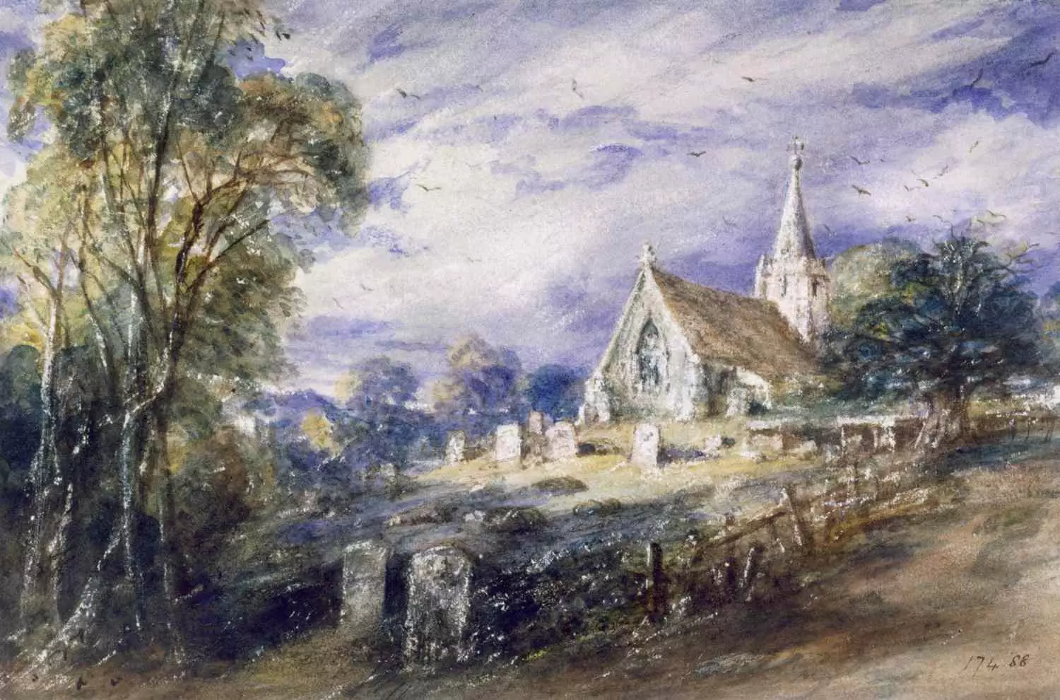 John Constable Stoke Poges եկեղեցի