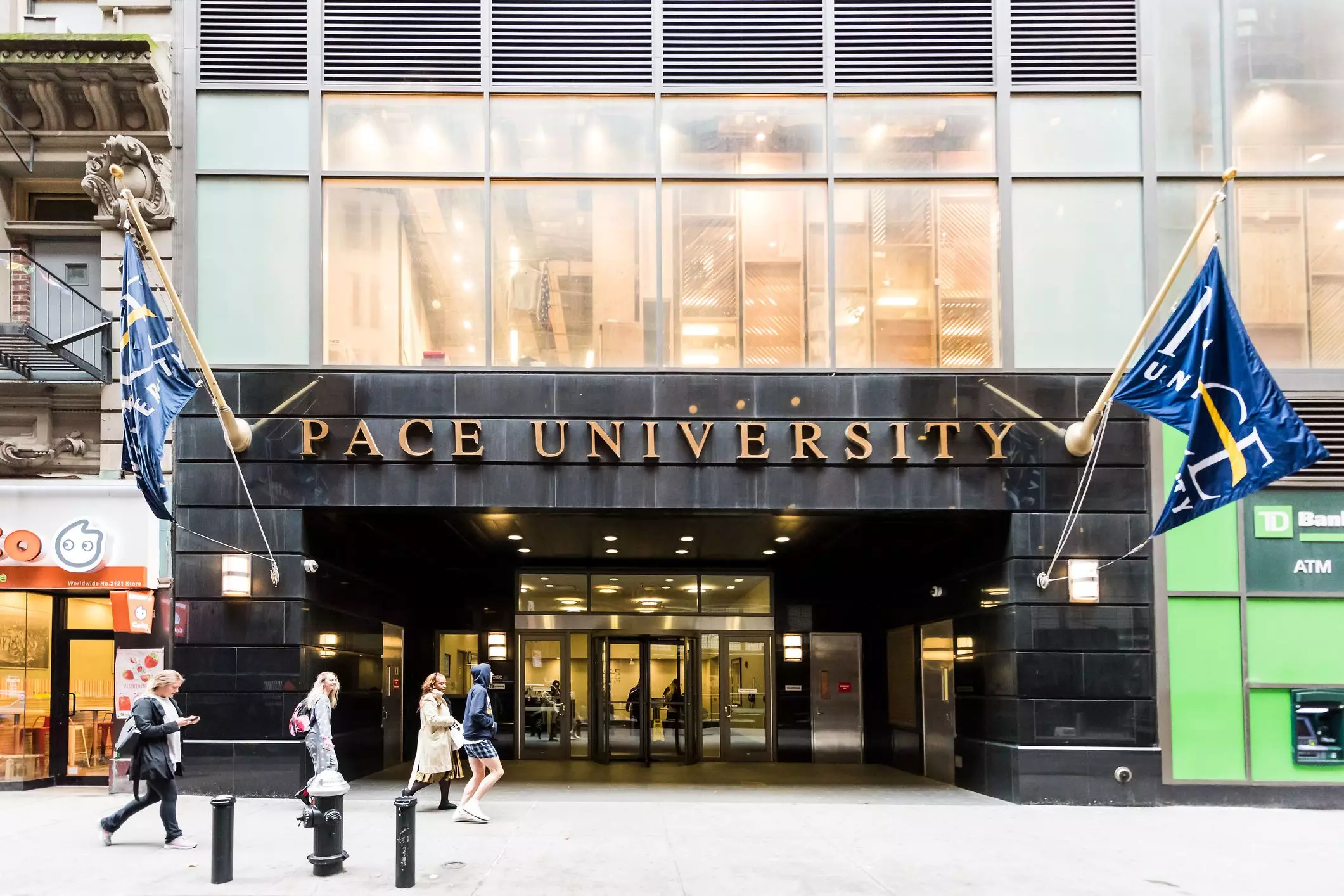Pace University: Stopa prihvatanja, SAT/ACT rezultati, GPA