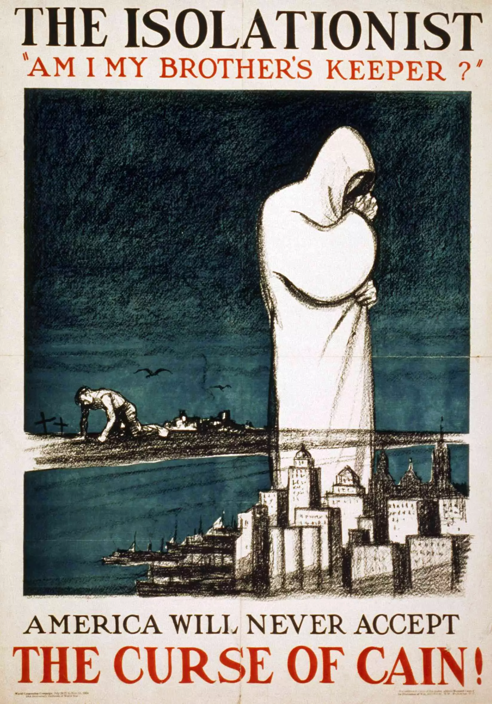 Izolacionistički poster, 1924